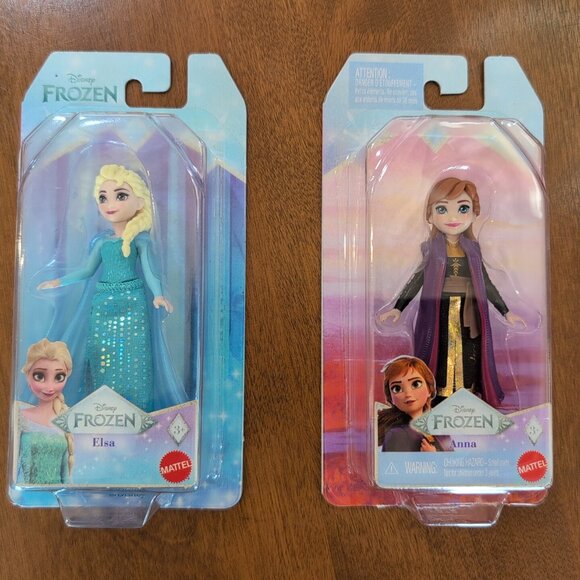 Disney | Toys | Disney Frozen Elsa Anna Mini Dolls | Poshmark